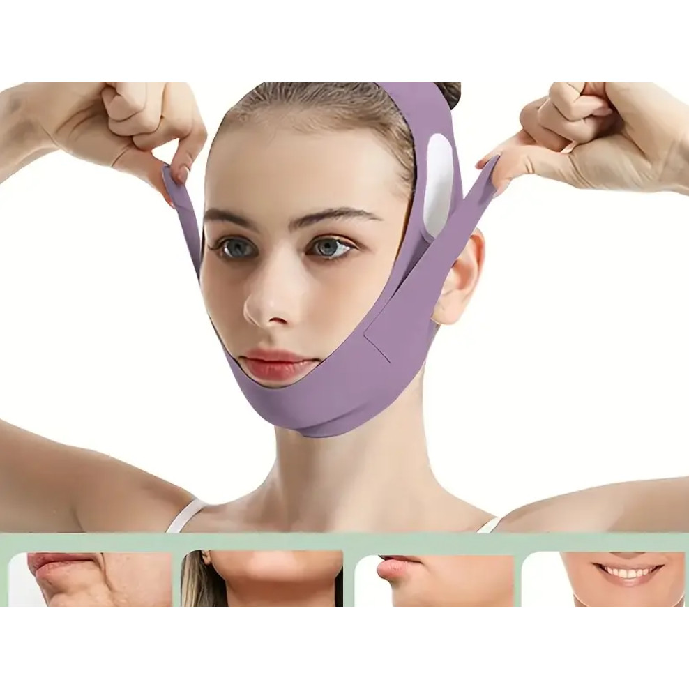 Mascara Facial Efeito Lift Reduz Papada Ruga Gordura Cinta Queixo Duplo ...