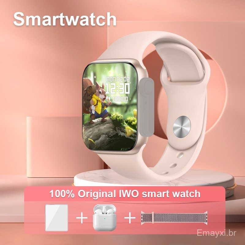 Relógio Inteligente 9 2025 Carregamento Sem Fio Chamada Bluetooth Banda de 2.02 polegadas + Fone ...