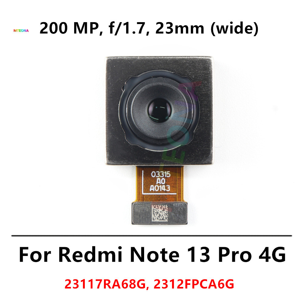 Câmera Traseira Principal Grande E Larga De 200MP Para Xiaomi Redmi ...