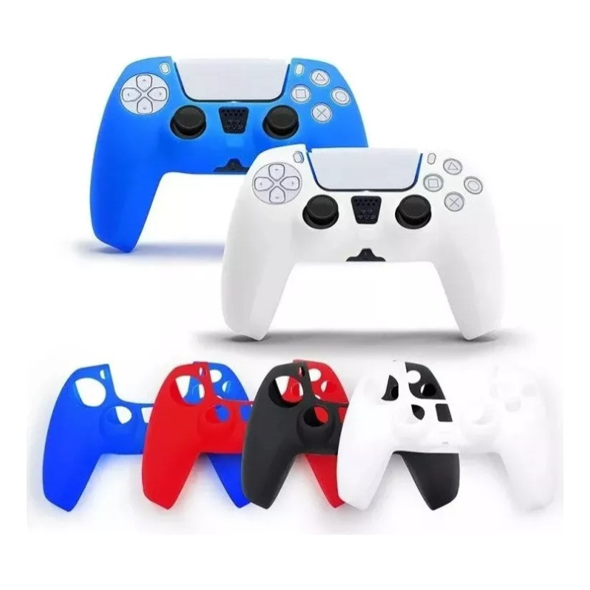 Capa Silicone Controle Dualsense Ps5 + 8 Grips | Shopee Brasil