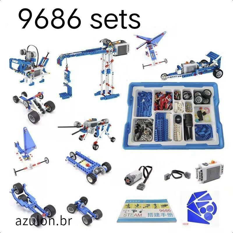 Compatível com Building Blocks Programação Robô Lego 9686 Grupo ...