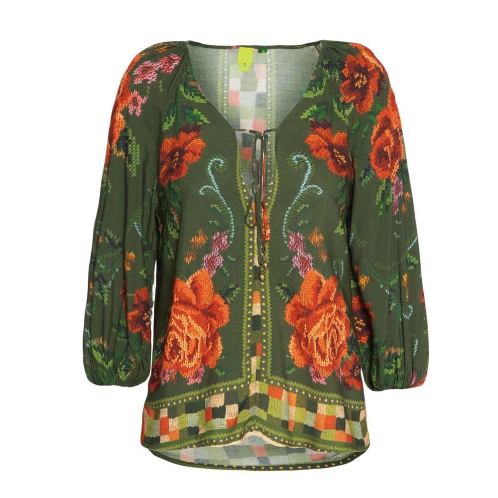 Bata Farm Estampa Flor Realeza | Shopee Brasil