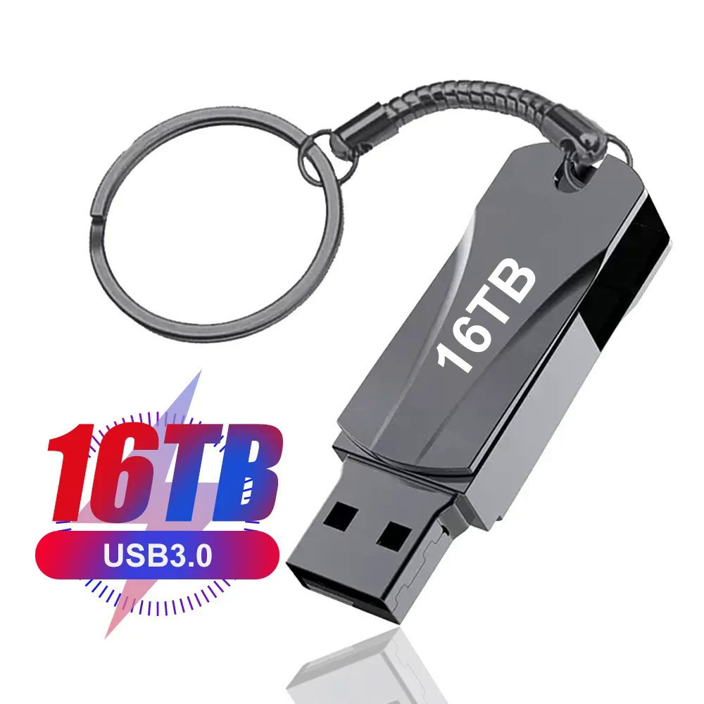 Super Usb 3.0 16TB Pen Drive Metálico 8TB 4TB Cle Flash 2TB Pendrive ...