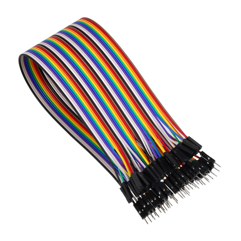 Kit Jumpers Macho X Macho 40 Unidades de 30cm para Arduino | Shopee Brasil
