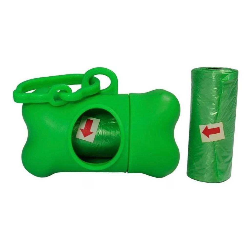 Kit Cata Caca Pet com Refil Coletor de Lixo Verde | A3E Imports ...