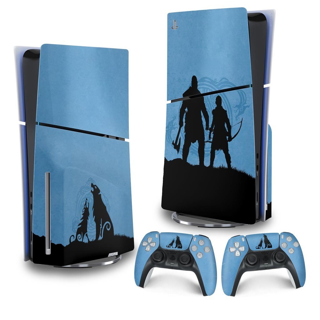 Skin PS5 Slim Adesivo Vertical - God of War Ragnarok Edition | Shopee ...