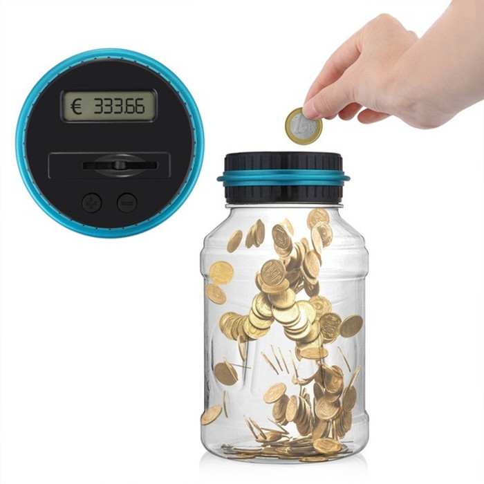 Deposit Box Cute Transparent Plastic Counting Money Bank Check the ...