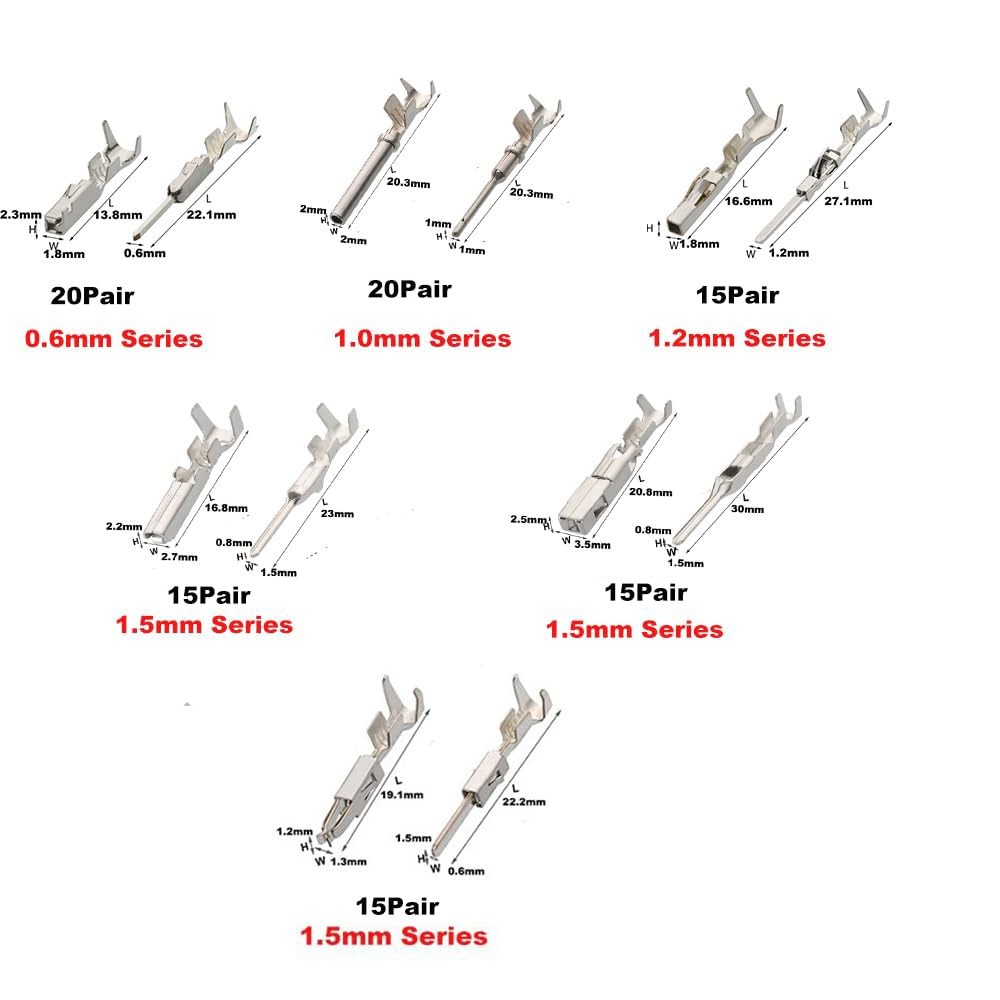 830Pcs 28value Automotive Car Electrical Pins Terminal Pins auto ...