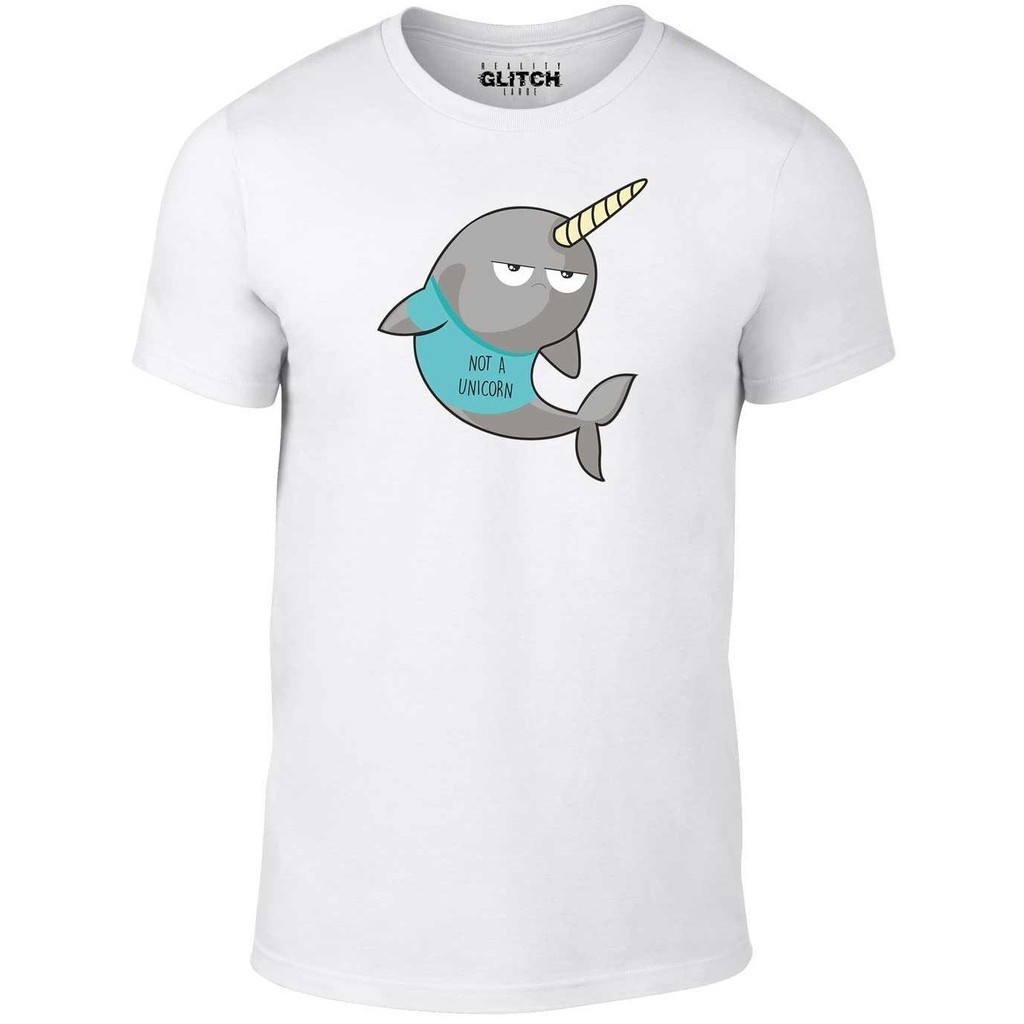 Camiseta Não É Um Unicórnio – Engraçada Retrô Narval Baleia Cavalo ...