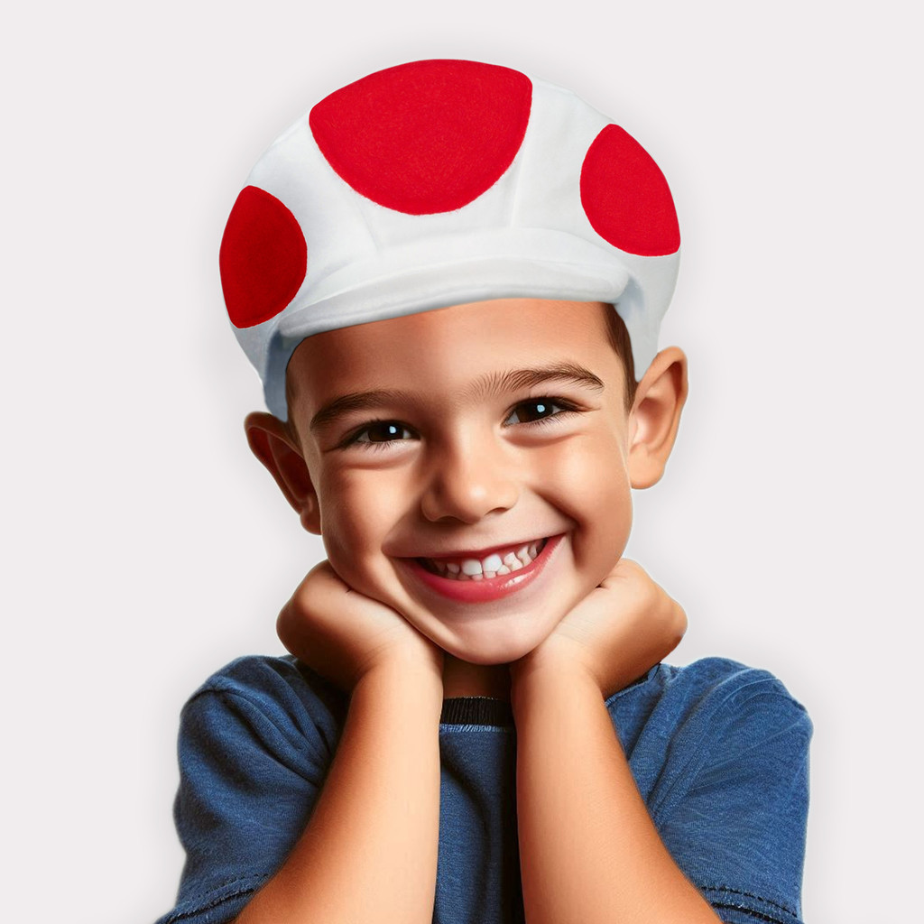 Boina / Chapéu / Boné Toad T. Mario Bros em feltro | Shopee Brasil