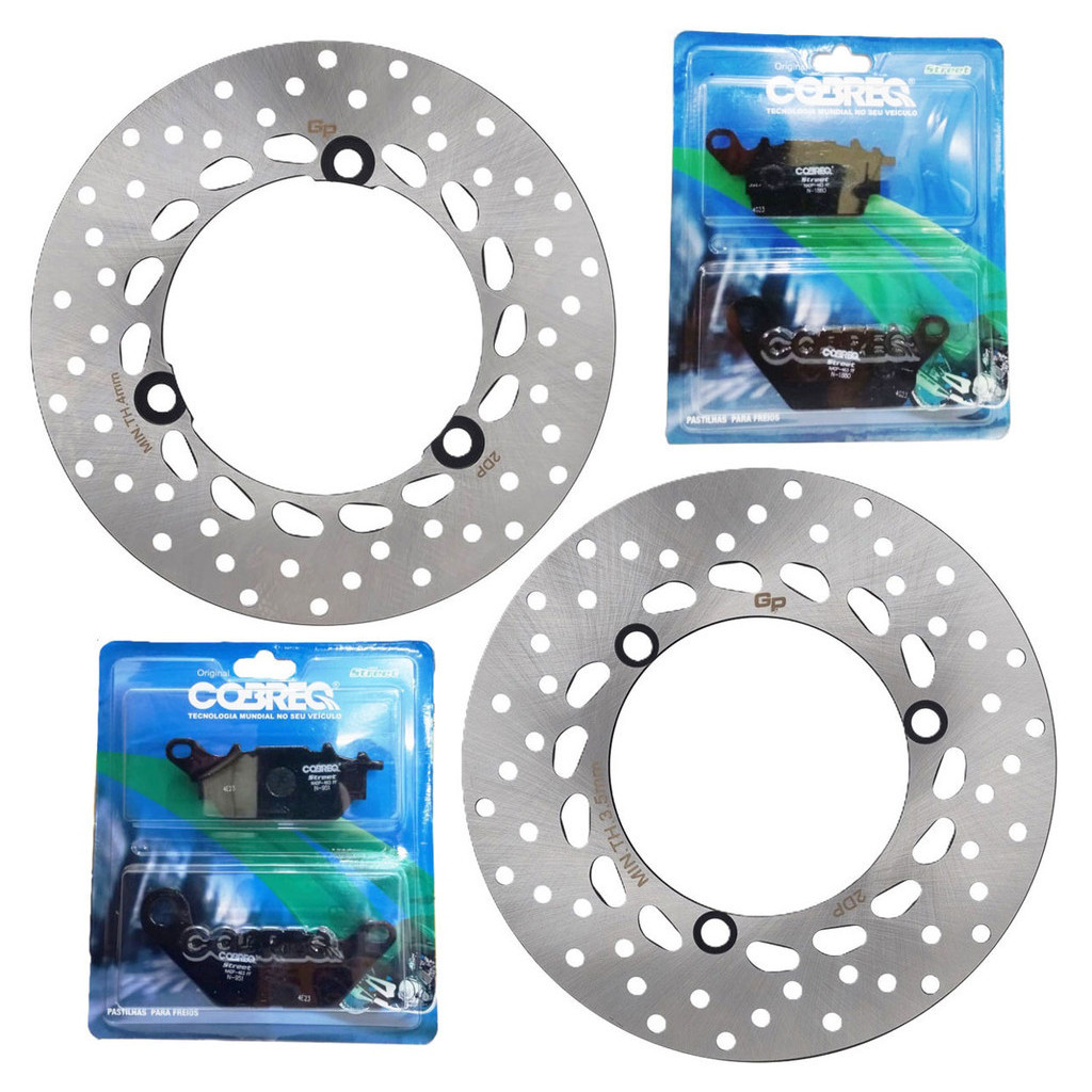 Discos de Freio Nmax 160 Abs + Pastilhas Cobreq | Shopee Brasil
