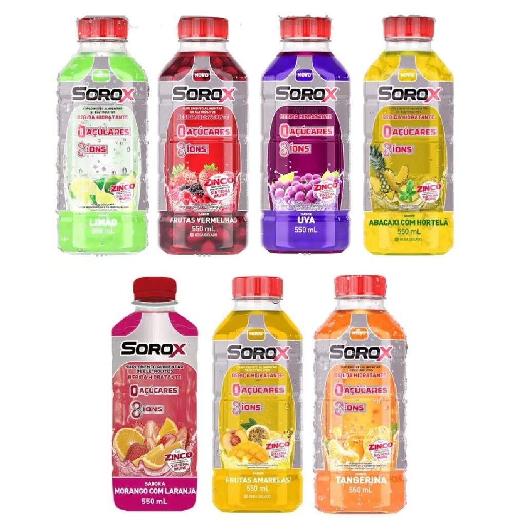 Sorox Bebida Hidratante 550ml | Shopee Brasil