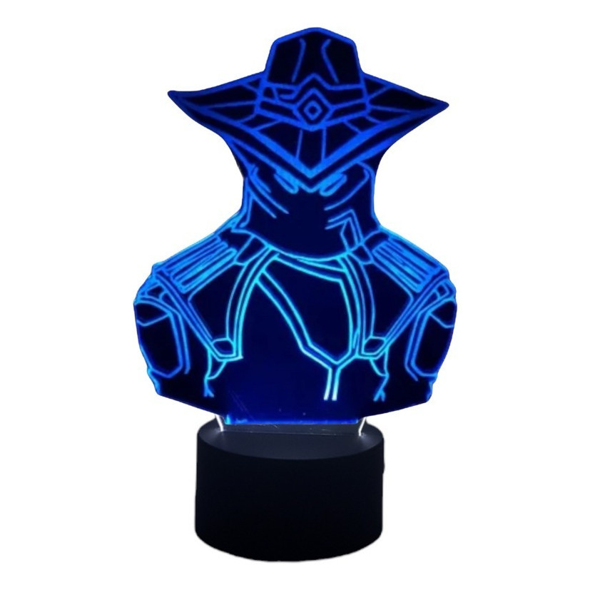 Luminária Led 3d | Cypher Valorant | Abajur Pilha 1 Cor | Shopee Brasil