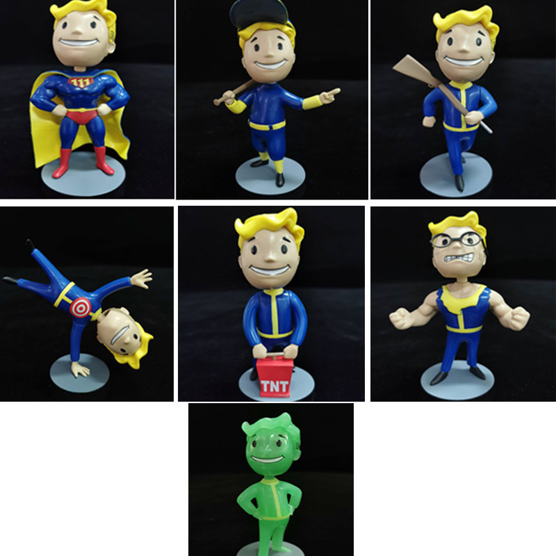 Fallout Figurines Vault Boy Action Figura Pip Colecionável Modelo De ...