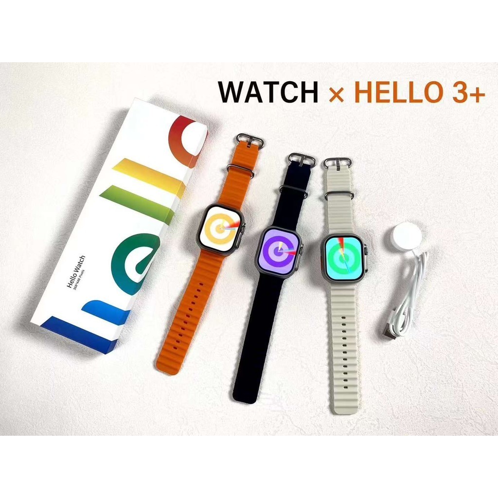 Último Upgrade AMOLED Hello Watch3 + Relógio Inteligente Bluetooth Call ...