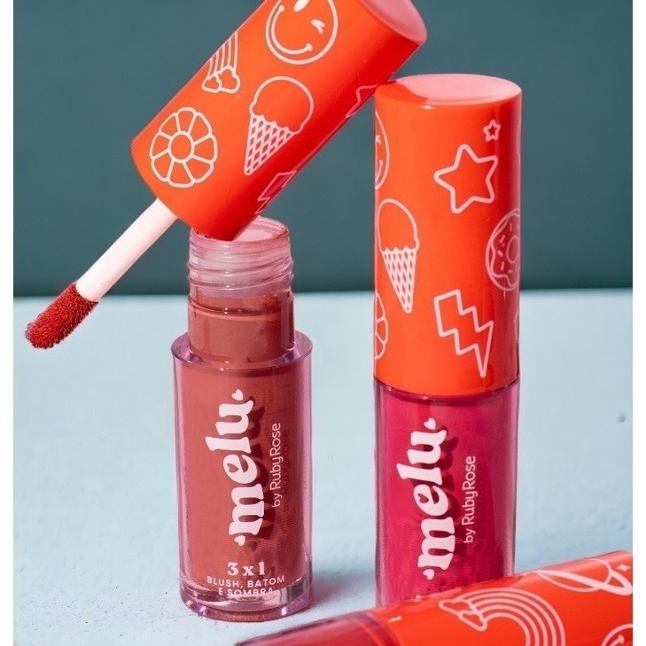 3x1 Blush, Batom e Sombra - Hidrata, Longa Durabilidade , Alta ...