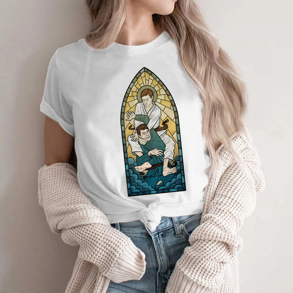 Bjjj Jiu Jitsu Camisa Mulheres Y2K Tee Roupa De Rua Feminina | Shopee ...