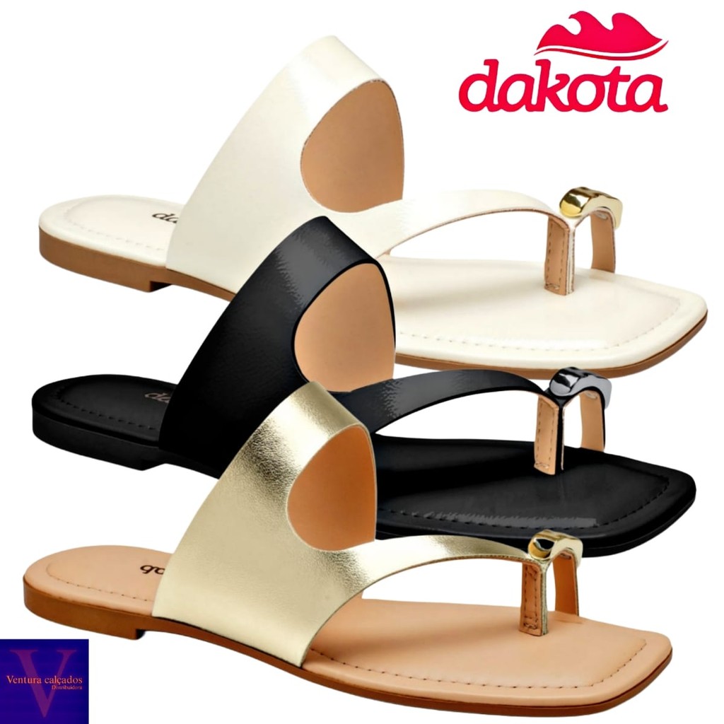 SANDÁLIA FEMININA DAKOTA ORIGINAL RASTEIRA CALCE FÁCIL MACIA | Shopee ...