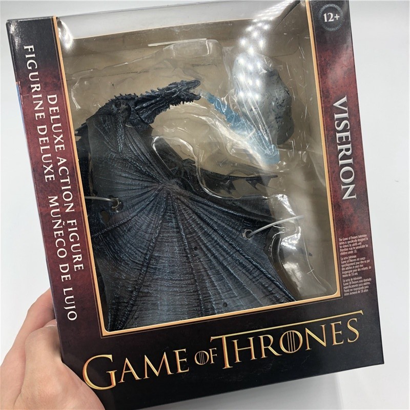 Jogo Dos Tronos Viserion Dragão De Ação Do Gelo Figura De Brinquedo ...