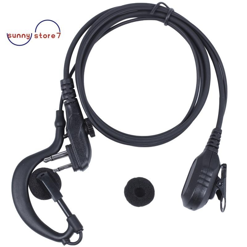 Fone De Ouvido PTT MIC Para HYT TC-500-518-580 446S-600-610-620-618-700 Walkie Talkie | Shopee ...