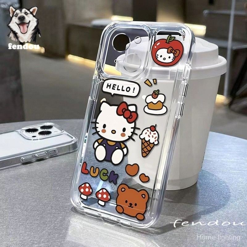 Hello Kitty Cape para iPhone12pro 15/14/13/12/11 14plus 15Promax 7 / 8 ...