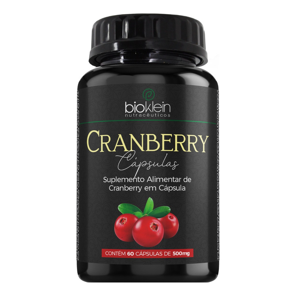 Cranberry Extrato 500mg 60 Cápsulas Bioklein | Shopee Brasil