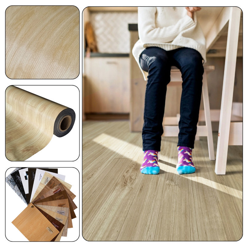 Piso Vinil 0,7mm PVC em Manta Imita o Madeirado Rolo 1x10mt | Shopee Brasil