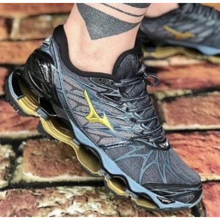 Tênis Mizuno Pro 7 Preto Grafite Masculinos Wave | Shopee Brasil