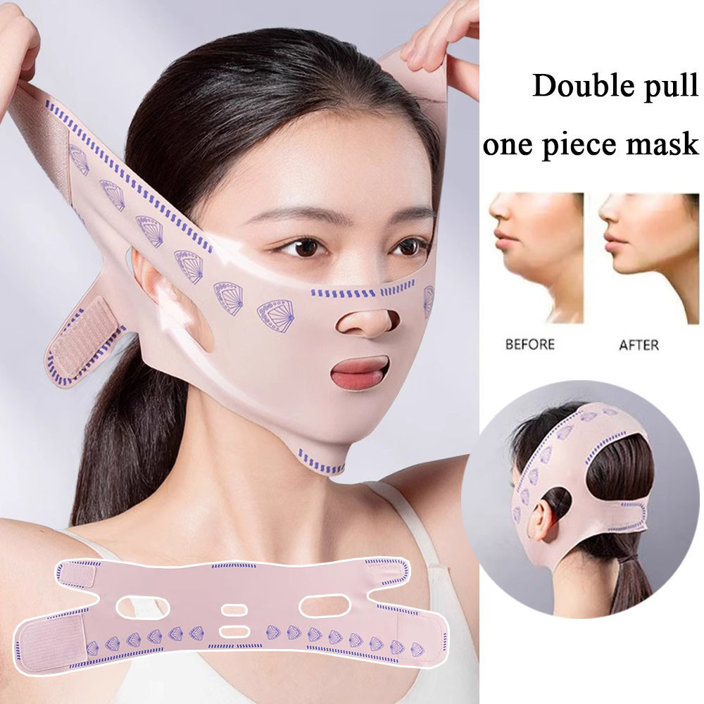 Lifting Mask Chin Cheek V-Line Bandage Respirable Reusable Anti Wrinkle ...