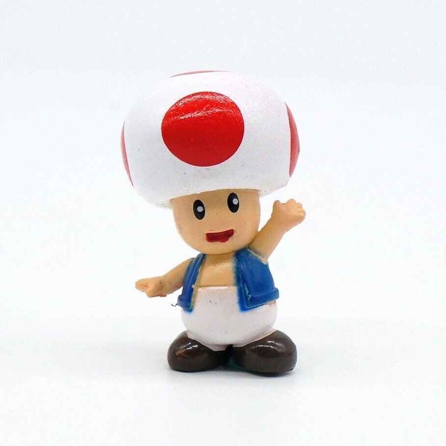 boneco Toad Super Mario Bros World action figure donkey kong Luigi ...