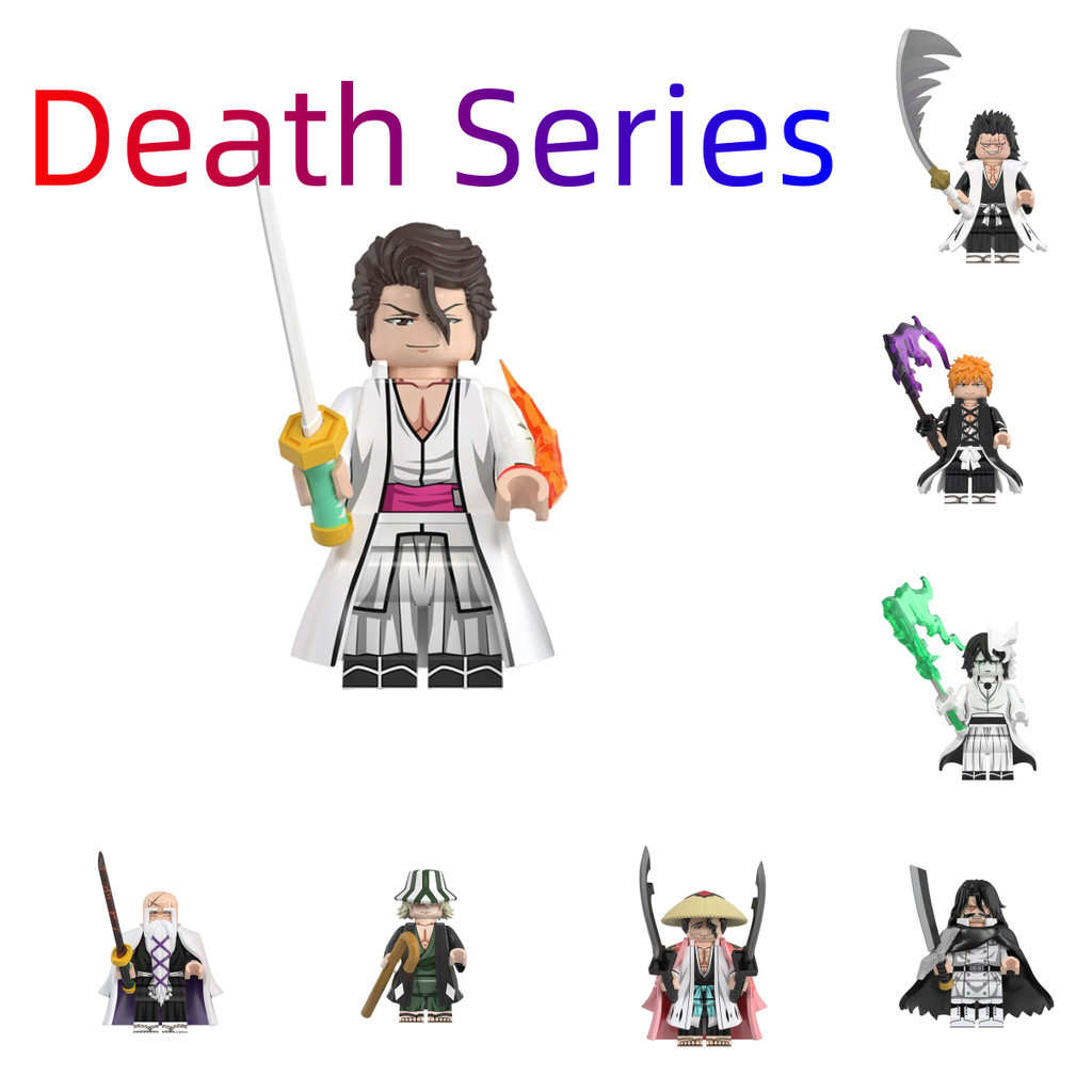 Compatível com LEGO Mini Anime Bleach Série Kurosaki Ichigo Montado ...
