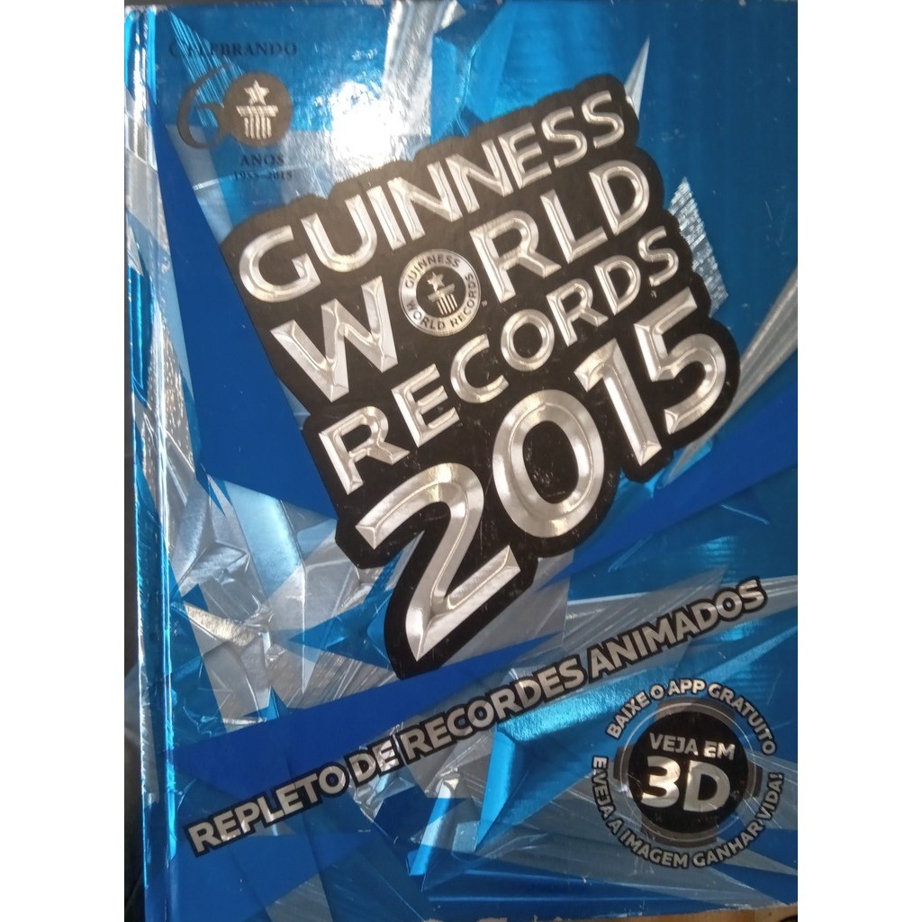 LIVRO, GUINNESS WORLD RECORDS 2015, OFFICIALLY AMAZING | Shopee Brasil