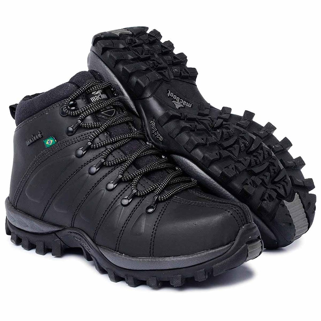 Bota Masculina De Segurança Em Couro Uirapuru Ca0001 Macboot | Shopee ...