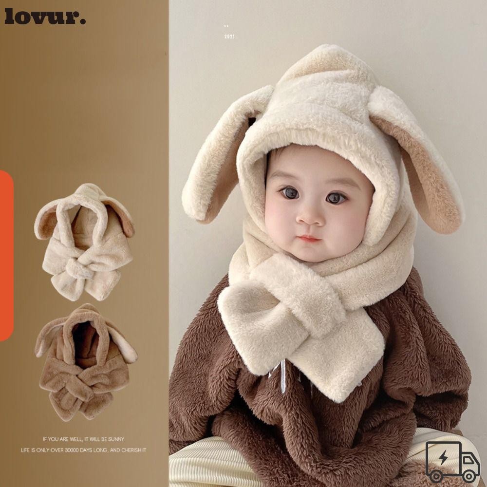 LOVUR Cachecol De Chapéu De Bebê De Inverno , Orelhas De Coelho De ...