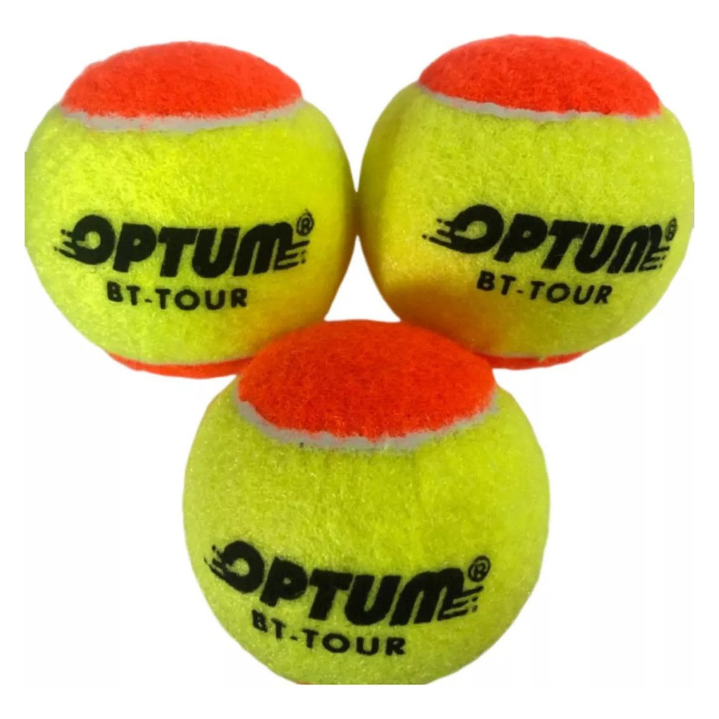Kit Com 3 Bolinhas De Beach Tennis Premium Optum Pro Bt Tour | Shopee ...