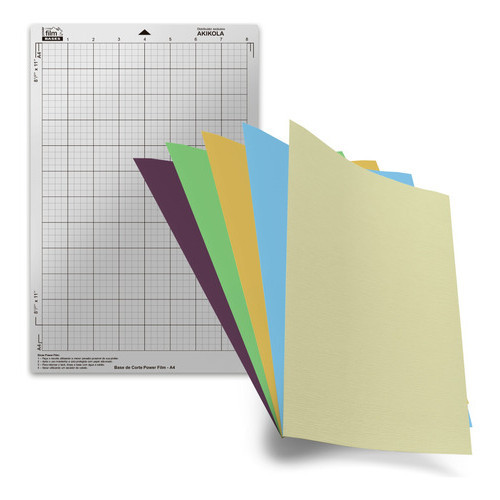 5 Bases De Corte A4 + 10 Folhas De Papel Colorplus A4 180g | Shopee Brasil