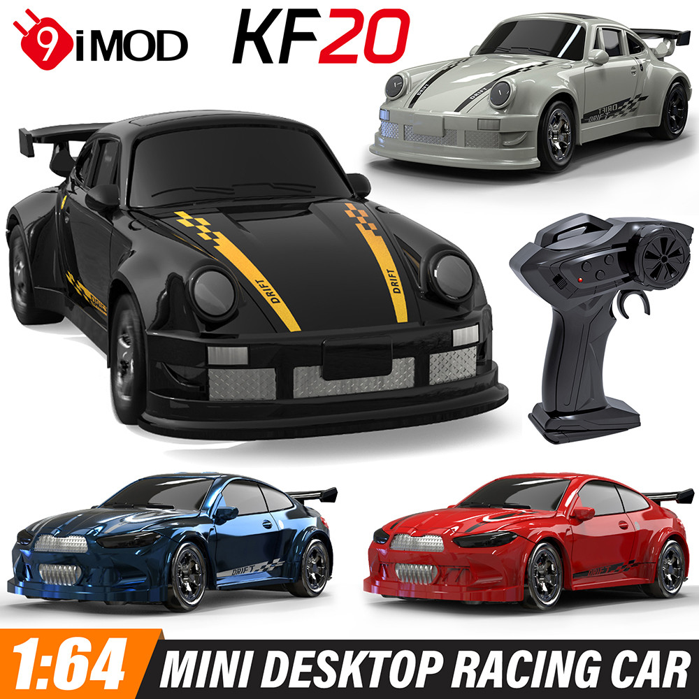 9IMOD 1/64 Drift Car KF20 Mini Desktop Racing 4WD 2.4GHZ Simulação ...