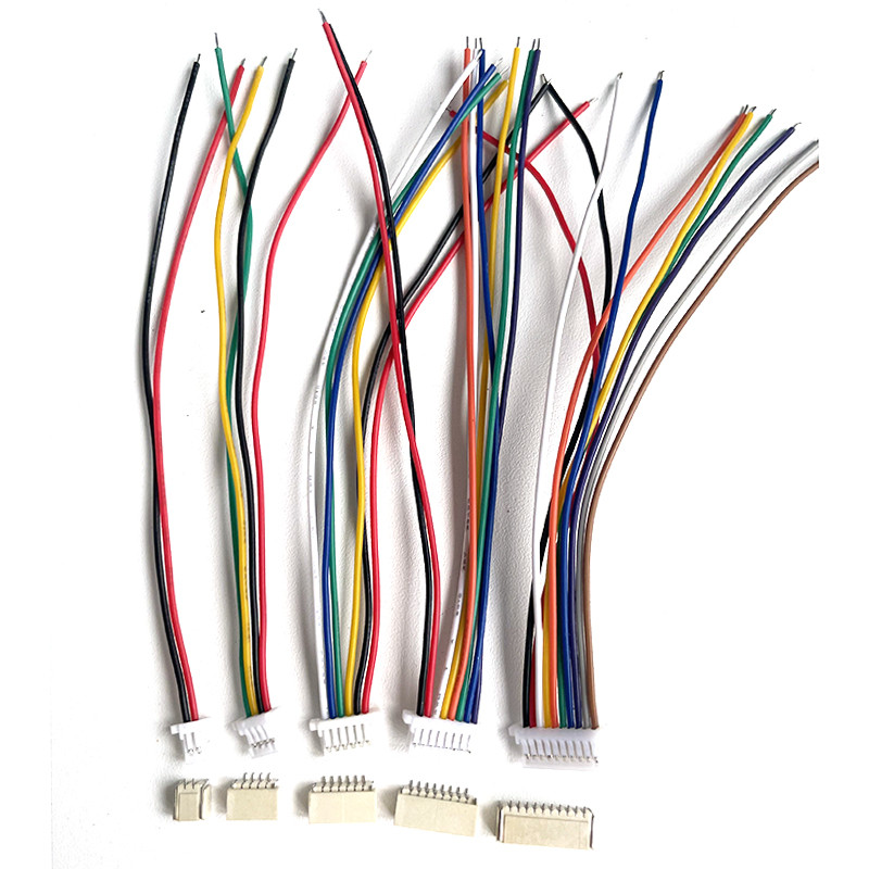 10 Conjuntos JST SH 1.0mm Conector De Cabo De Fio SMD Soquete Horizontal 28AWG 100mm 2P 3P 4P 5P ...