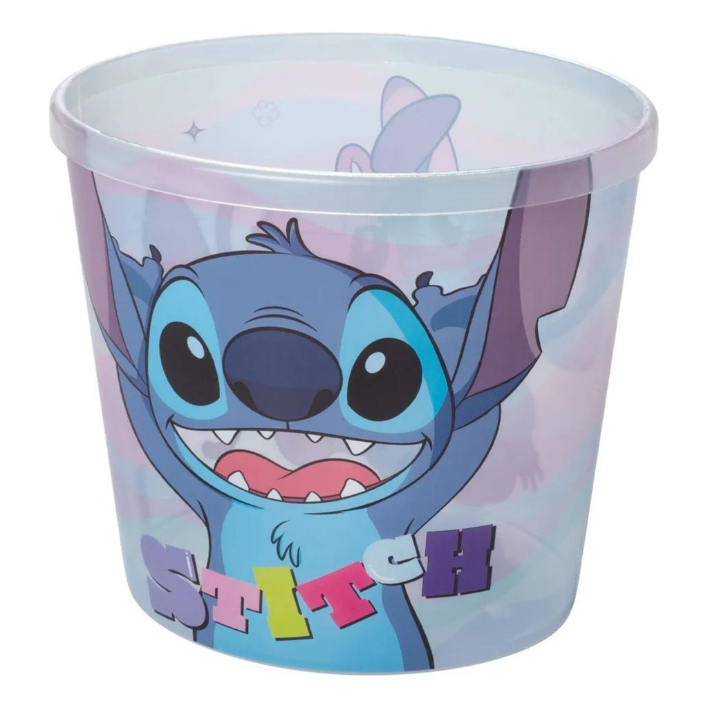 Balde Pote De Pipoca De Plástico Stitch 2,1 L - Plasútil | Shopee Brasil