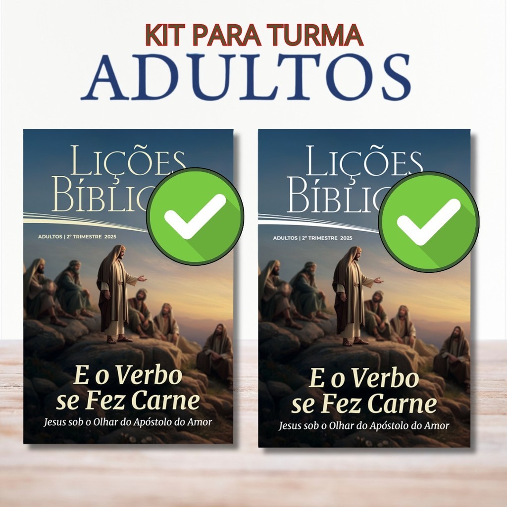Kit Revistas Ebd Lições Bíblicas Ebd 2° Trimestre Cpad | Shopee Brasil