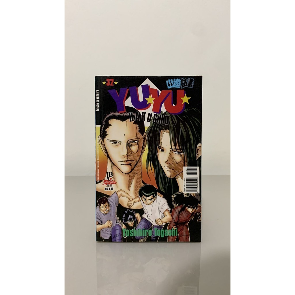 Mangá - Yu Yu Hakusho vol. 32 [1993] - Yoshiro Togashi | Shopee Brasil