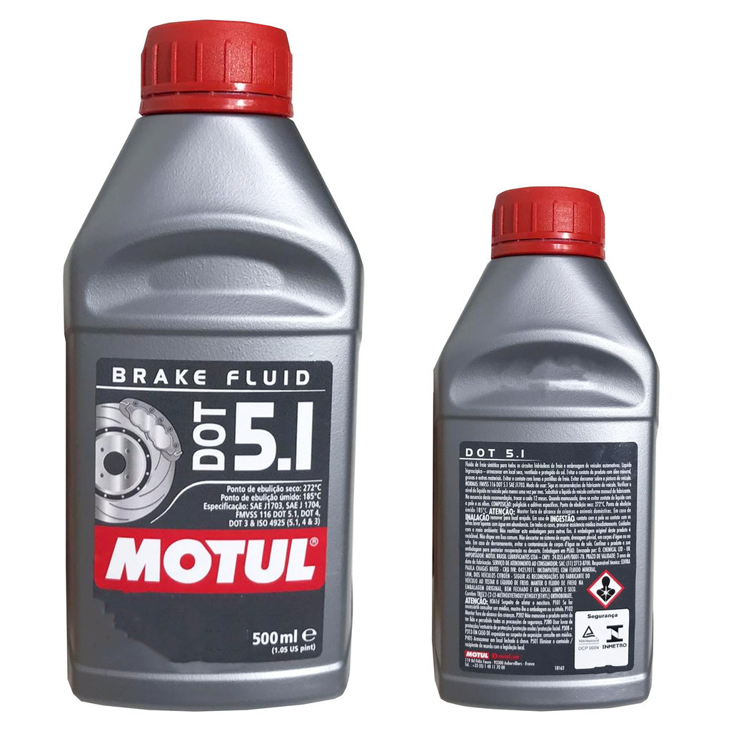 Motul Dot 5.1 Brake Fluid 500 Ml | Shopee Brasil