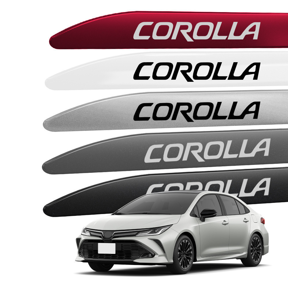 Friso Lateral Corolla 2008 a 2024 Ponta Facao Cor Original e com Grafia ...