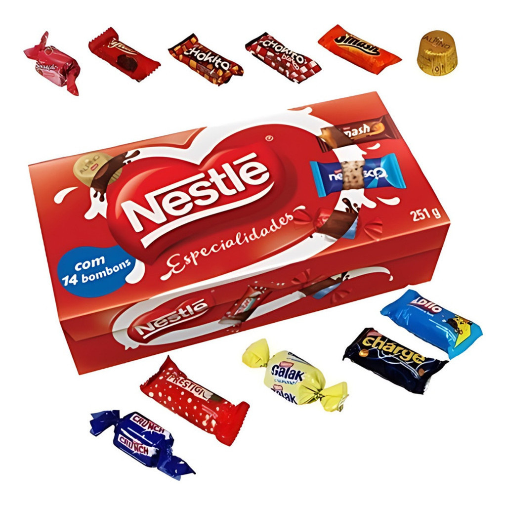 Caixa De Bombom Especialidades 251g Nestle Sortido Chocolate | Shopee ...