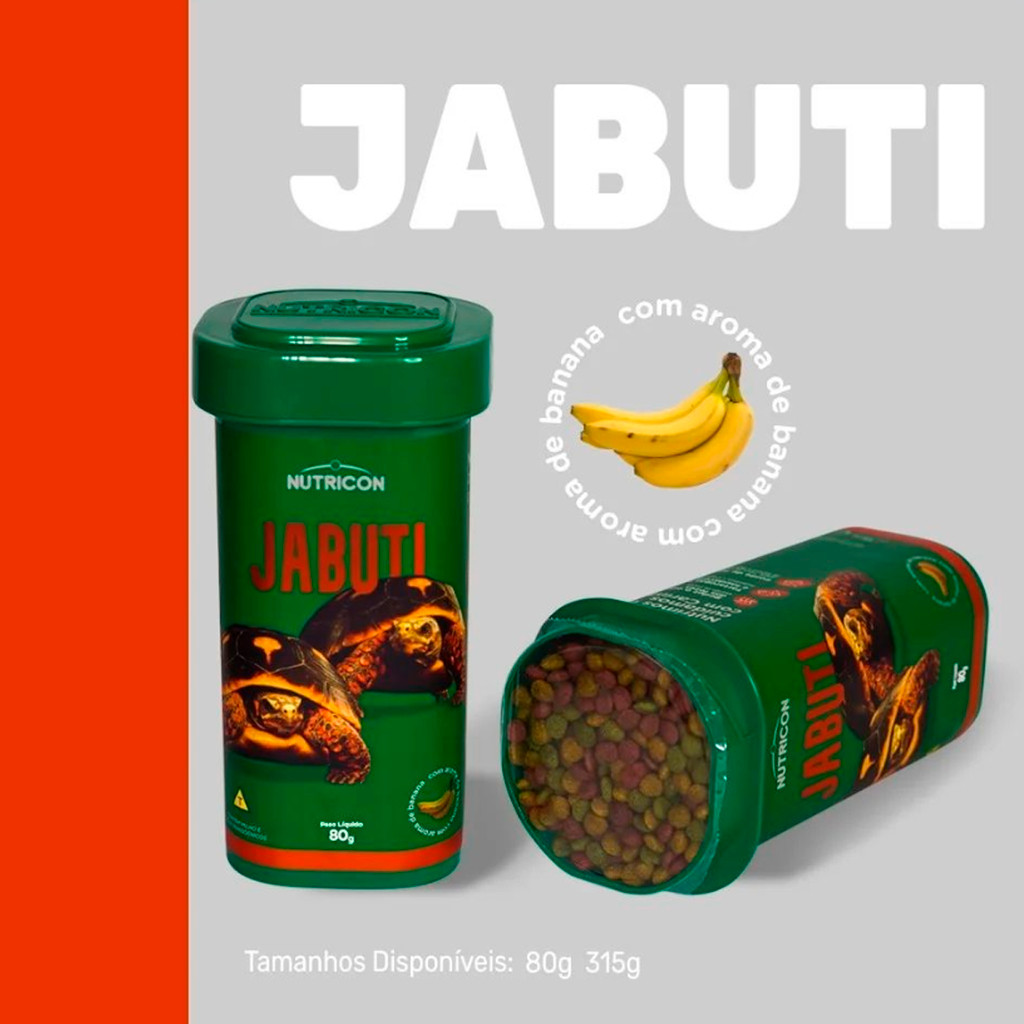 Nutricon ração para jabuti 80g | Shopee Brasil