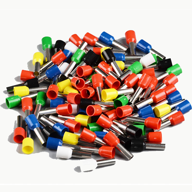 100 Unidades De Fio Elétrico Conector Cabo Virola Terminal Crimpagem ...