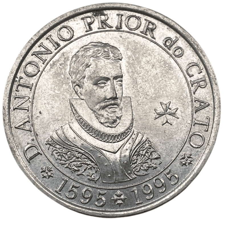 Moeda de 100 Escudos - D. Antônio Prior do Crato - Portugal (1995 ...