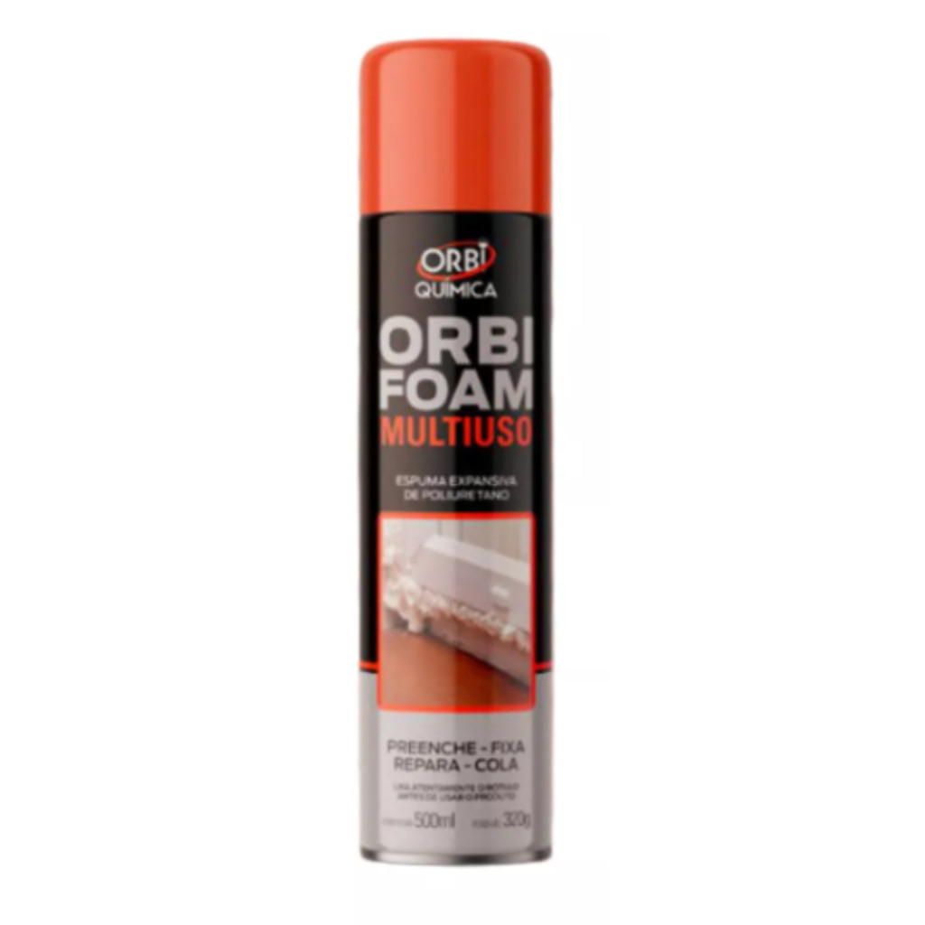 ESPUMA EXPANSIVA MULTIUSO ORBIFOAM 320G X 500ML | Shopee Brasil