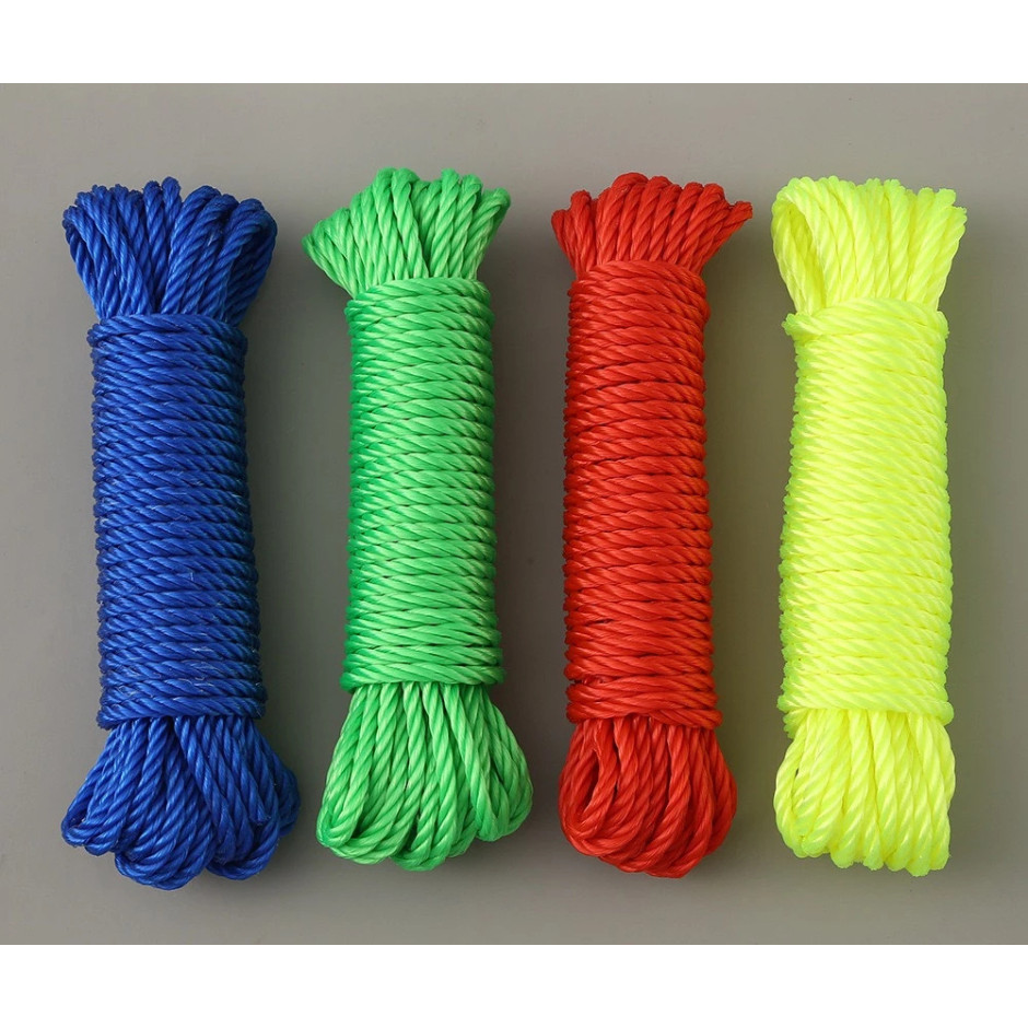 Kit 5 Corda Para Varal 20m Sortida De Nylon Resistente Multiuso ...
