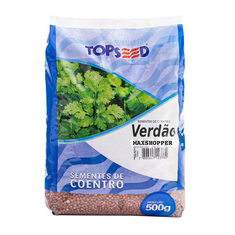 Semente de Coentro Verdão 500g Topseed | Shopee Brasil